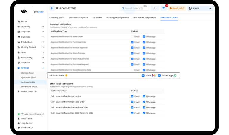 Best Cloud Based ERP Software For Manufacturing | Procuzy